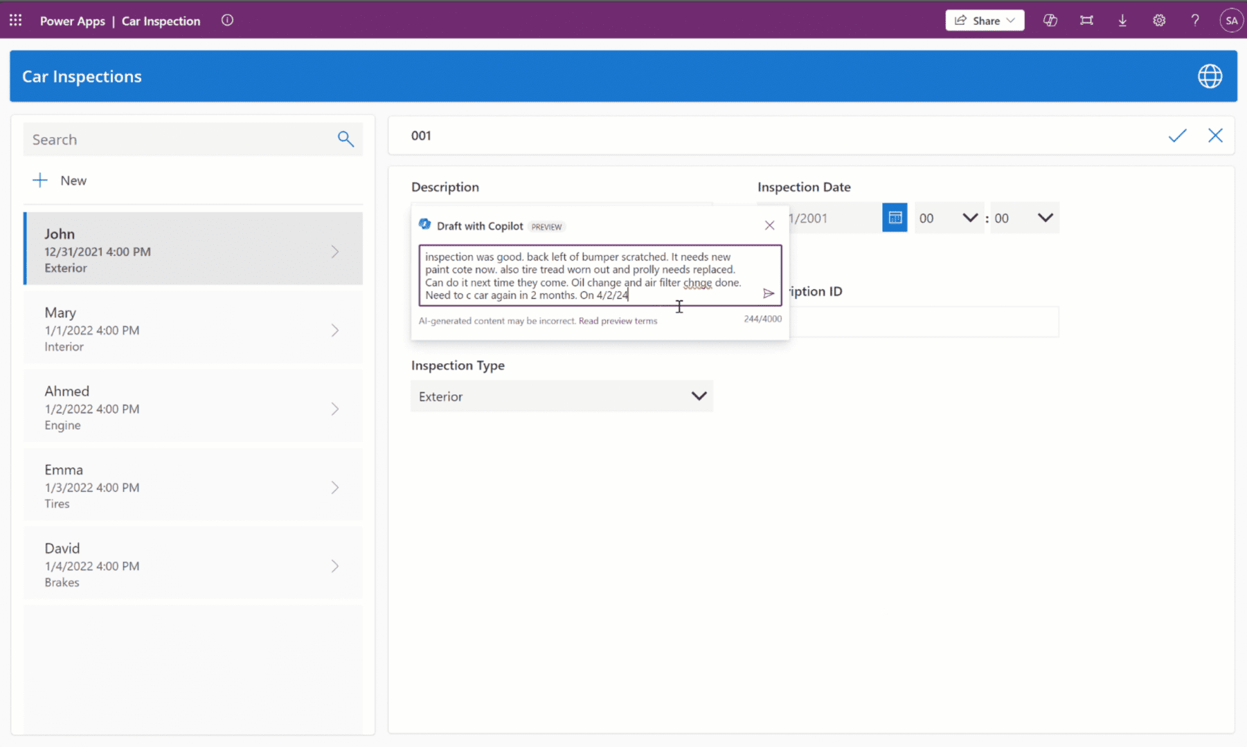 Power Apps Copilot – GAC Business Solutions