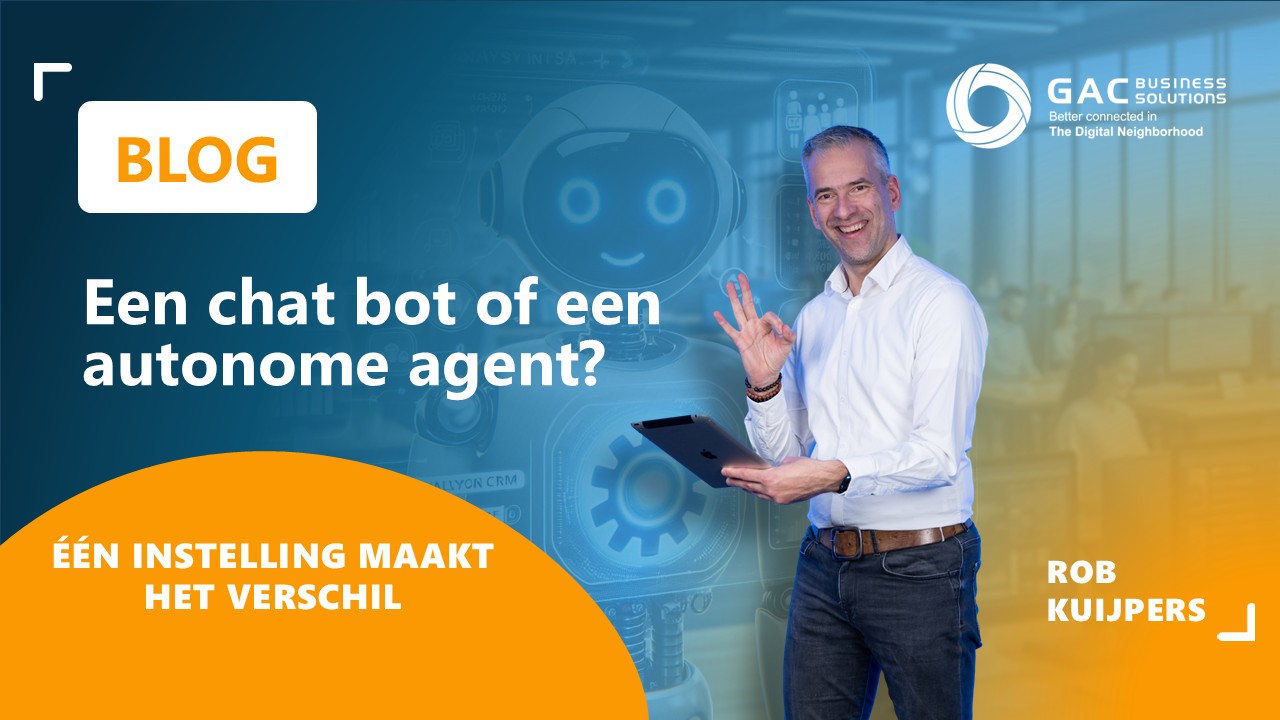 GAC - Een chat bot of een autonome agent?